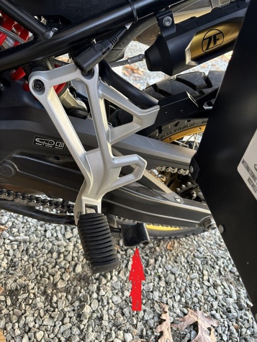 Shortened Center Stand - 850GS Photo Gallery